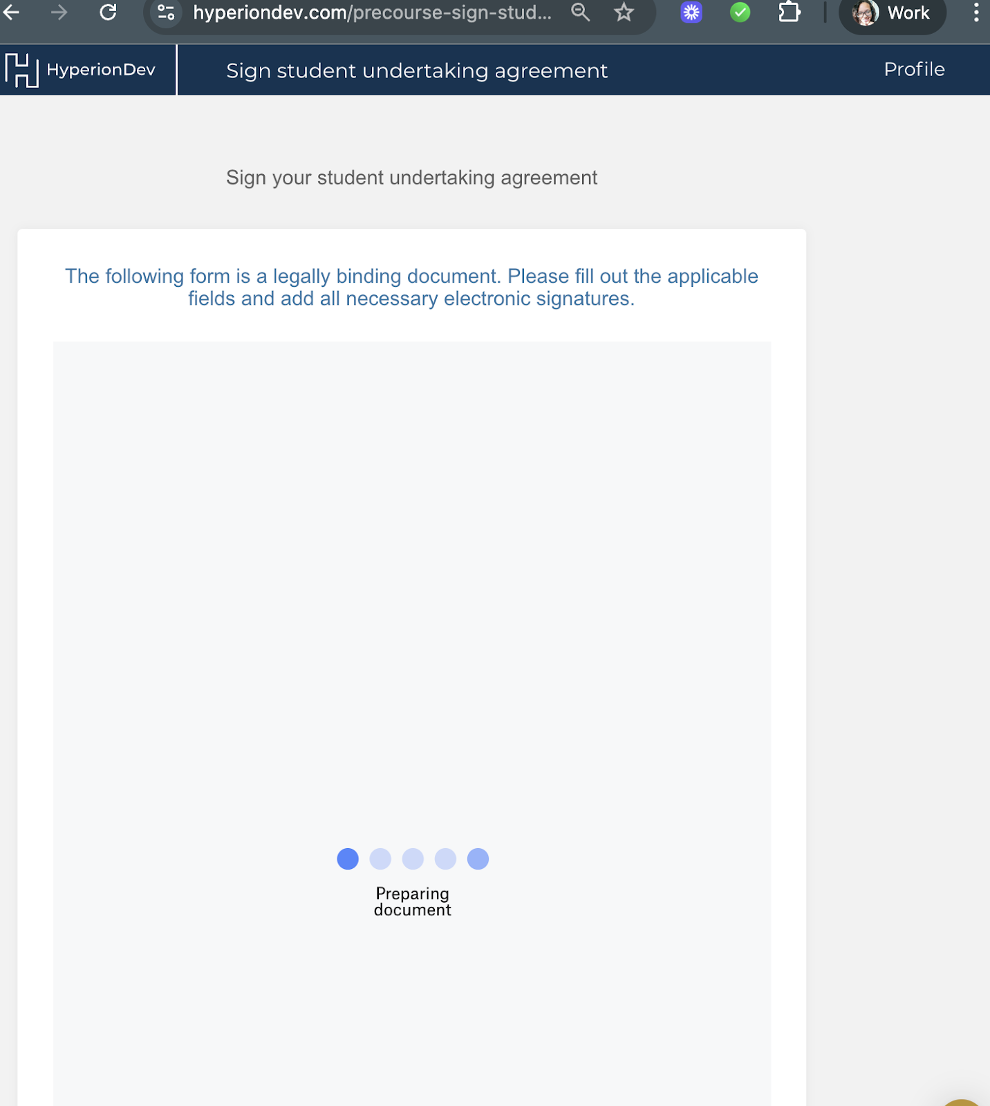 Pre-Course Survey & Student Undertaking Agreement – HyperionDev